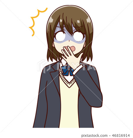 Female student shock - Stock Illustration [46816914] - PIXTA