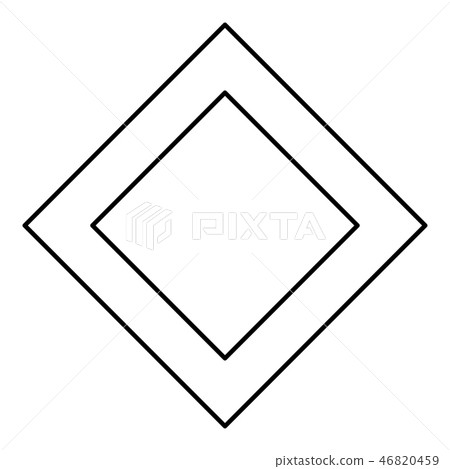 Ingwaz rune Inguz living ing symbol icon black - Stock Illustration ...