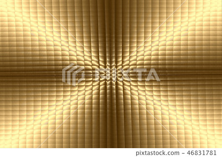 Gold background print square pattern-插圖素材 [46831781] - PIXTA圖庫