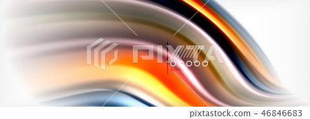 Smooth liquid blur wave background, color flow... - Stock Illustration ...