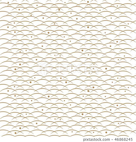 Japanese pattern vector. Grass elements background-插圖素材 [46868245 ...