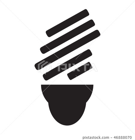 isolated abstract lightbulb concept - Stock Illustration [46888070] - PIXTA