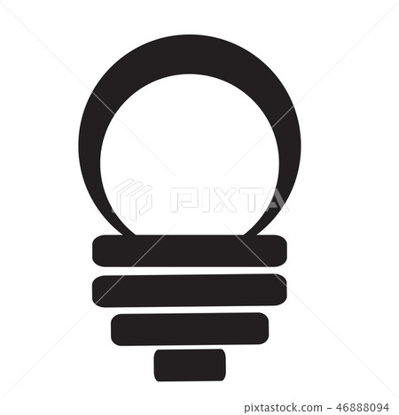 isolated abstract lightbulb concept - Stock Illustration [46888094] - PIXTA