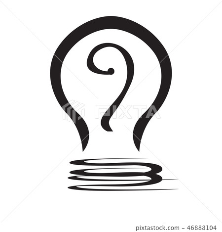 isolated abstract lightbulb concept - Stock Illustration [46888104] - PIXTA