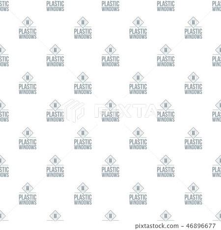 Plastic window pattern vector seamless - Stock Illustration [46896677 ...