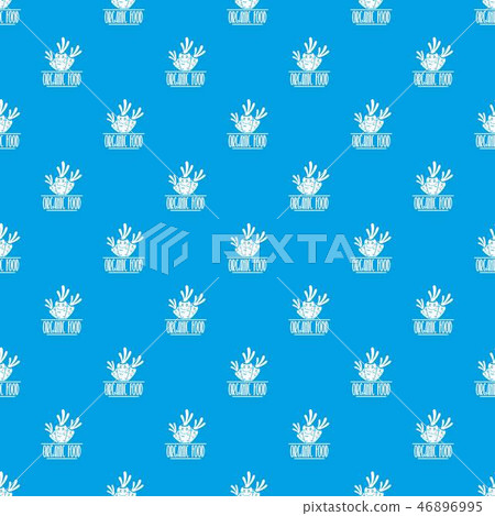 Carrot pattern vector seamless blue - Stock Illustration [46896995] - PIXTA