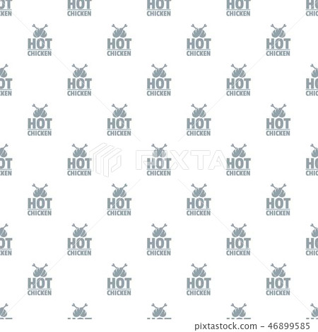 Hot chicken pattern vector seamless - Stock Illustration [46899585] - PIXTA