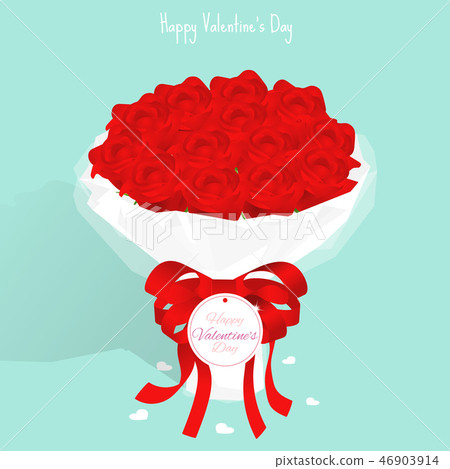 happy valentine's day,isometric valentine rose - Stock Illustration ...