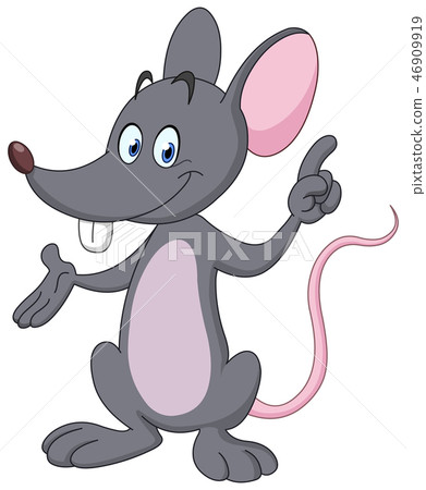mouse pointing and presenting - Stock Illustration [46909919] - PIXTA