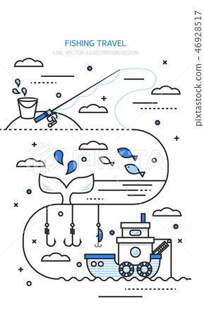 Simple line illustration - Stock Illustration [46928517] - PIXTA