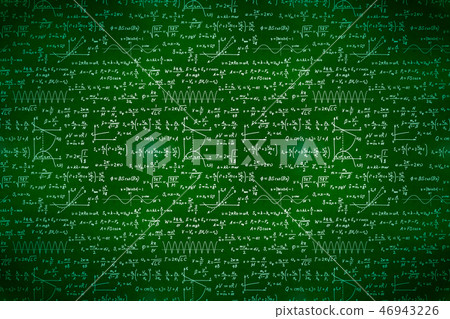 Lot of basic math equations and formulas-插圖素材 [46943226] - PIXTA圖庫