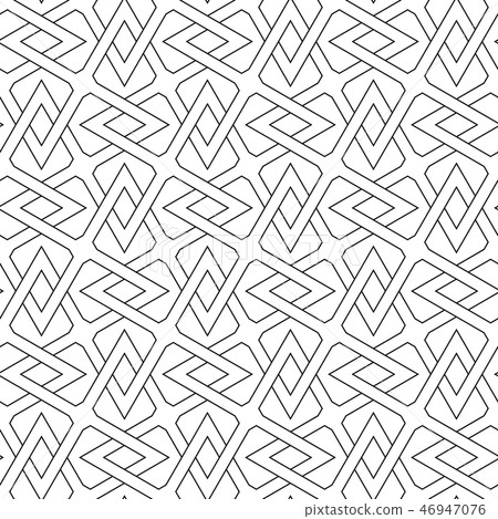 The abstract infinite intertwining pattern. - Stock Illustration ...