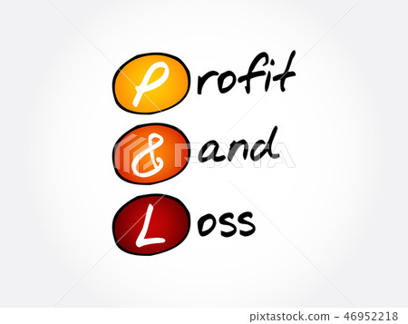 P&L - Profit and Loss acronym - Stock Illustration [46952218] - PIXTA