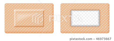 Rectangular band aid vector design - Stock Illustration [46973667] - PIXTA