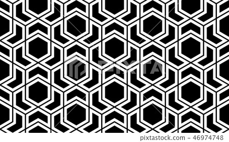 The geometric pattern with lines. Seamless vector - Stock Illustration ...
