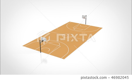Basketball Court Perth - Stock Illustration [46982045] - PIXTA