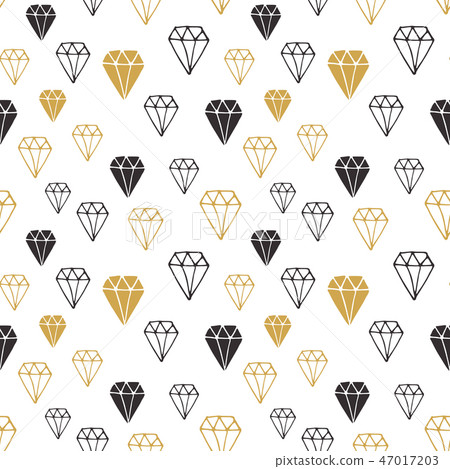 Diamond seamless pattern vector illustration. - Stock Illustration ...