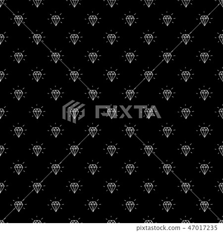 Diamond seamless pattern vector illustration. - Stock Illustration ...