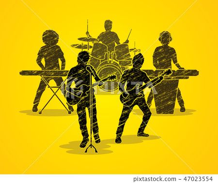 Music Bands graphic vector - Stock Illustration [47023554] - PIXTA
