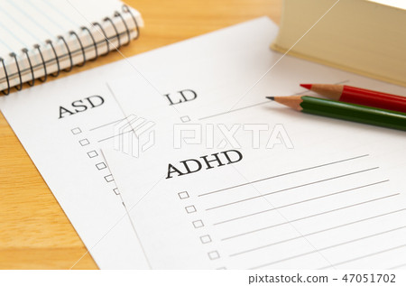 Developmental Disorders ADHD LD ASD Documents - Stock Photo [47051702 ...