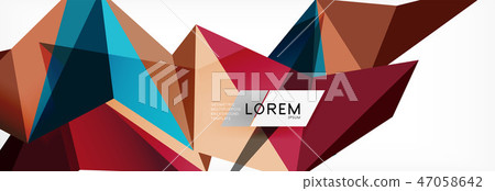 Science background. Abstract triangle pattern.... - Stock Illustration ...