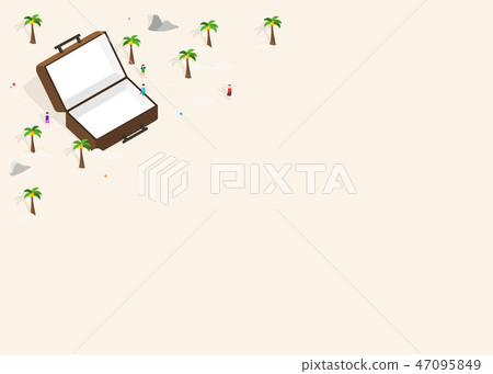 Minimal travel illustration - Stock Illustration [47095849] - PIXTA