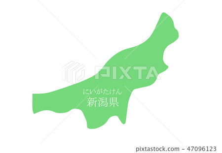 Niigata prefecture map illustration - Stock Illustration [47096123] - PIXTA