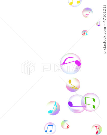 Music music soap bubble soap bubble musical... - Stock Illustration ...