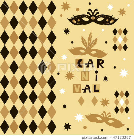 Carnival pattern84 - Stock Illustration [47123297] - PIXTA