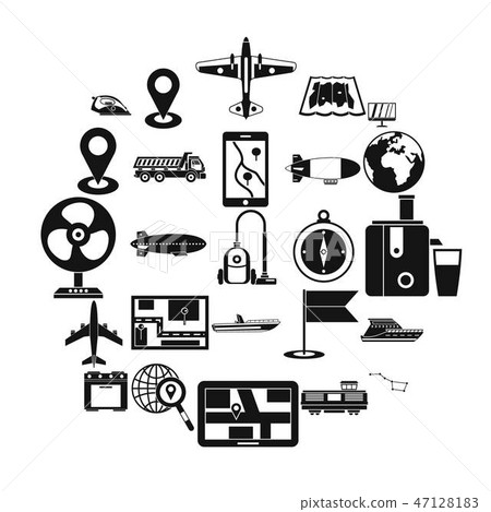 Computer forensics icons set, simple style-插圖素材 [47128183] - PIXTA圖庫