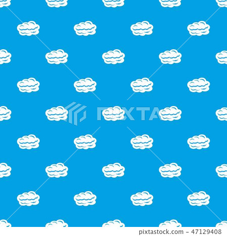 Technology cloud pattern vector seamless blue - Stock Illustration ...