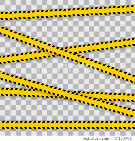 Police Line Set on a white background - Stock Illustration [47133706 ...