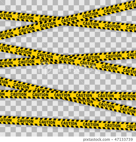 Police Line Set on a white background - Stock Illustration [47133739 ...