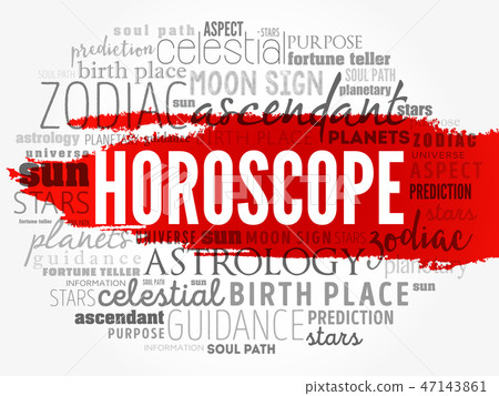 HOROSCOPE word cloud collage - Stock Illustration [47143861] - PIXTA