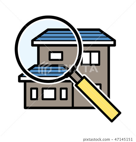 Home Assessment, Investigation Icon... - Stock Illustration [47145151 ...