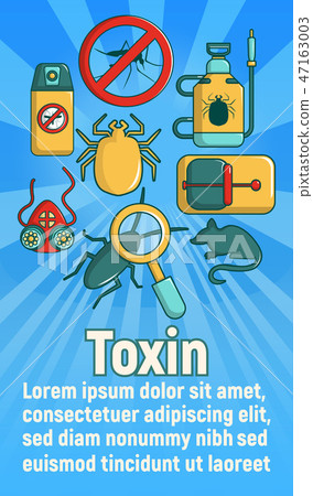 Toxin concept banner, cartoon style - Stock Illustration [47163003] - PIXTA