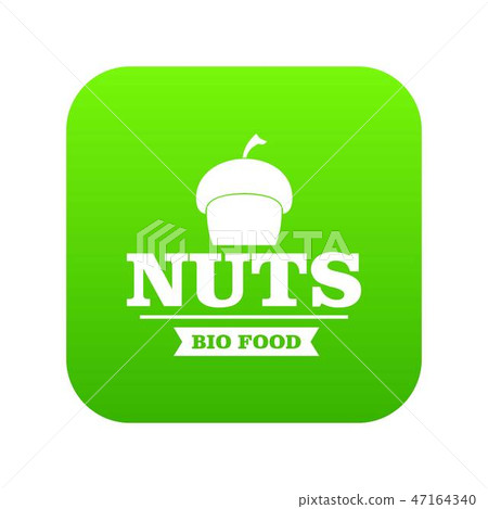 Bio food icon green vector - Stock Illustration [47164340] - PIXTA
