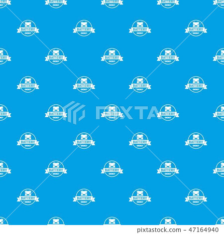 Car battery pattern vector seamless blue - Stock Illustration [47164940 ...