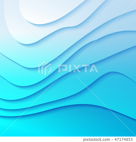 Abstract paper layers background - Stock Illustration [47174853] - PIXTA