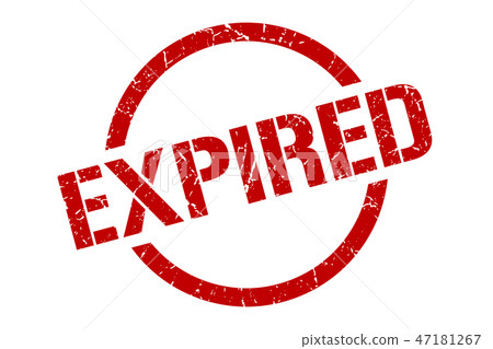expired stamp - Stock Illustration [47181267] - PIXTA