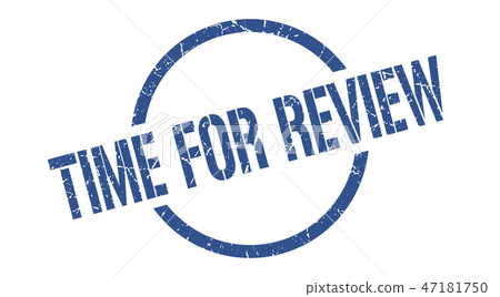 time for review stamp - Stock Illustration [47181750] - PIXTA