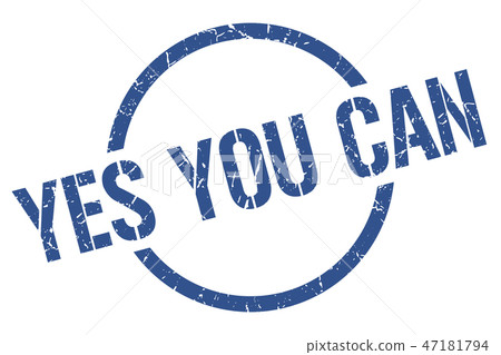 yes you can stamp - Stock Illustration [47181794] - PIXTA