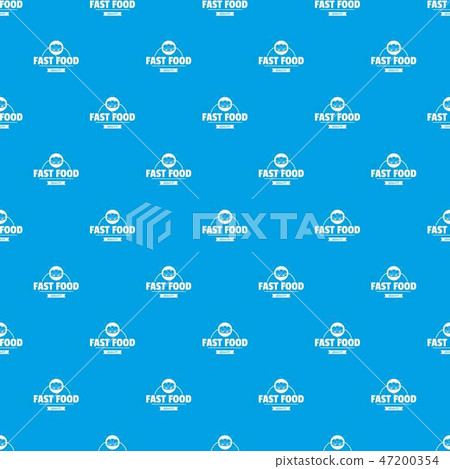 Sandwich pattern vector seamless blue - Stock Illustration [47200354 ...