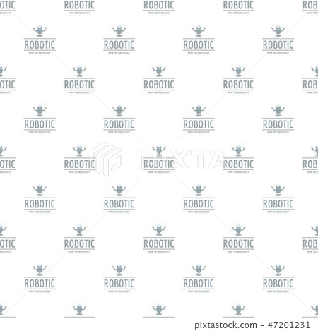 Robotic technology pattern vector seamless - Stock Illustration ...