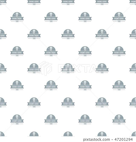Robotic geek pattern vector seamless - Stock Illustration [47201294 ...