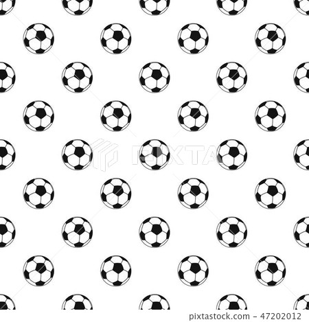 Football pattern vector seamless - Stock Illustration [47202012] - PIXTA