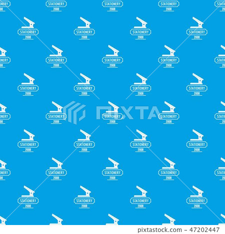 Stapler pattern vector seamless blue-插圖素材 [47202447] - PIXTA圖庫