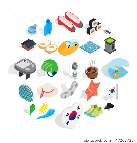 Life position icons set, isometric style - Stock Illustration [47203725 ...