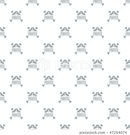 Pirate bone pattern vector seamless - Stock Illustration [47204074] - PIXTA