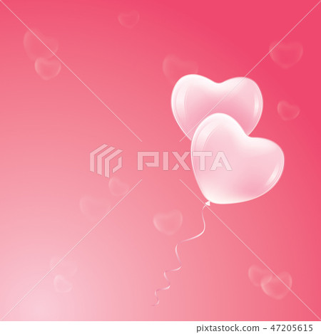Love is in the air. Heart, rising. - Stock Illustration [47205615] - PIXTA